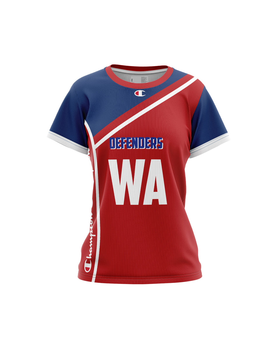 Custom Defenders Netball Tshirt - Womens – Champion Teamwear